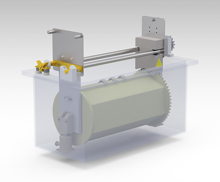 Barrel plating unit GALVASTAT® with stationary drive